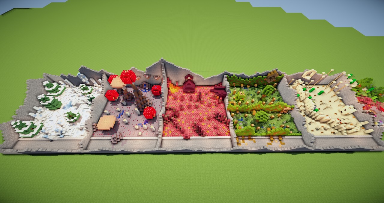 5 Biome Jump | Adventuremap Minecraft Map