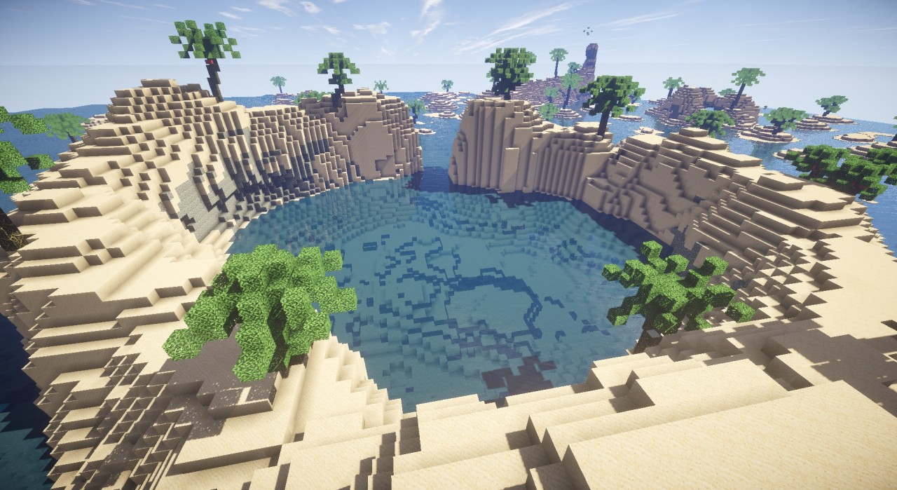 Karibik / Beach Terraform Minecraft Map