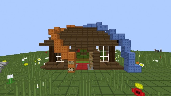 Christmas Tree & Cottage Minecraft Map