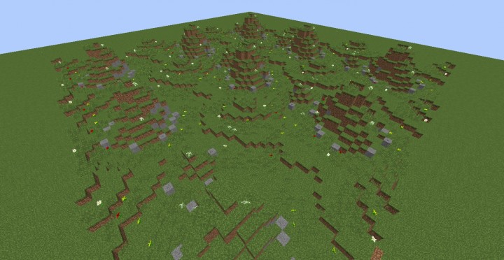 Custom Terrain (25x25) Loopable! Minecraft Map