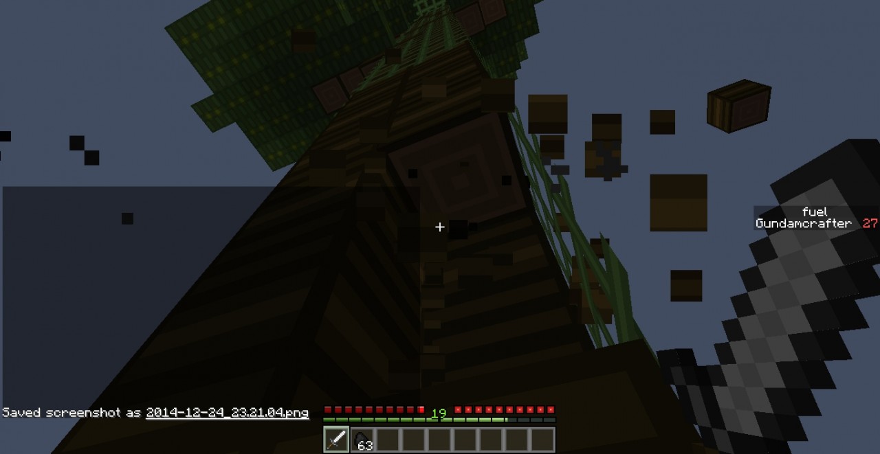 [Minecraft redstone concept] Chainsaw Minecraft Map