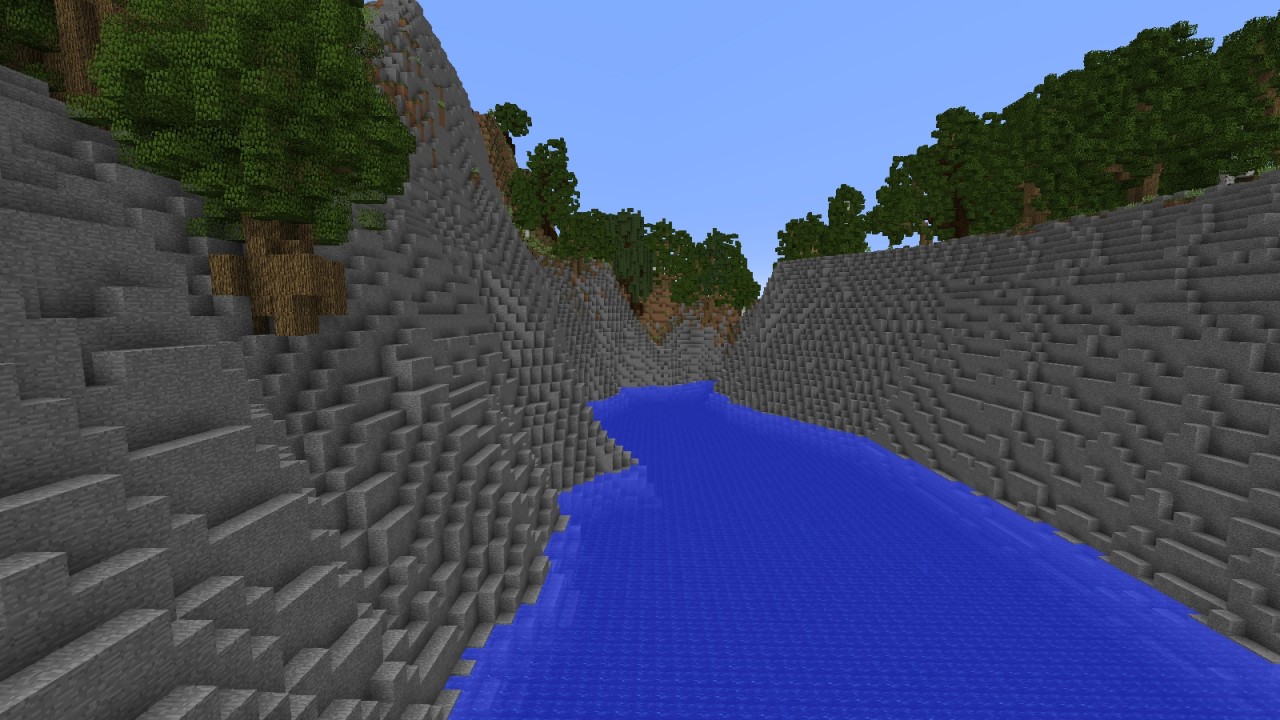 Norway cliffs/fjords Minecraft Map