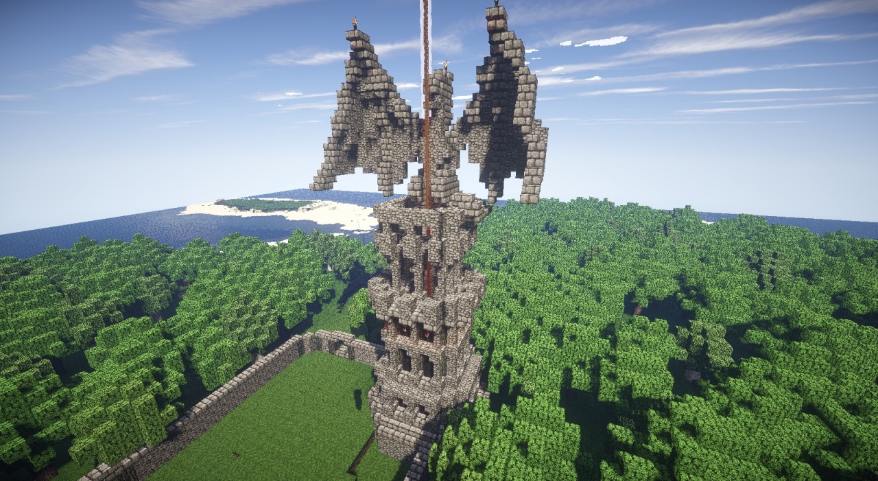 Dragon Tower Of Protection Minecraft Map