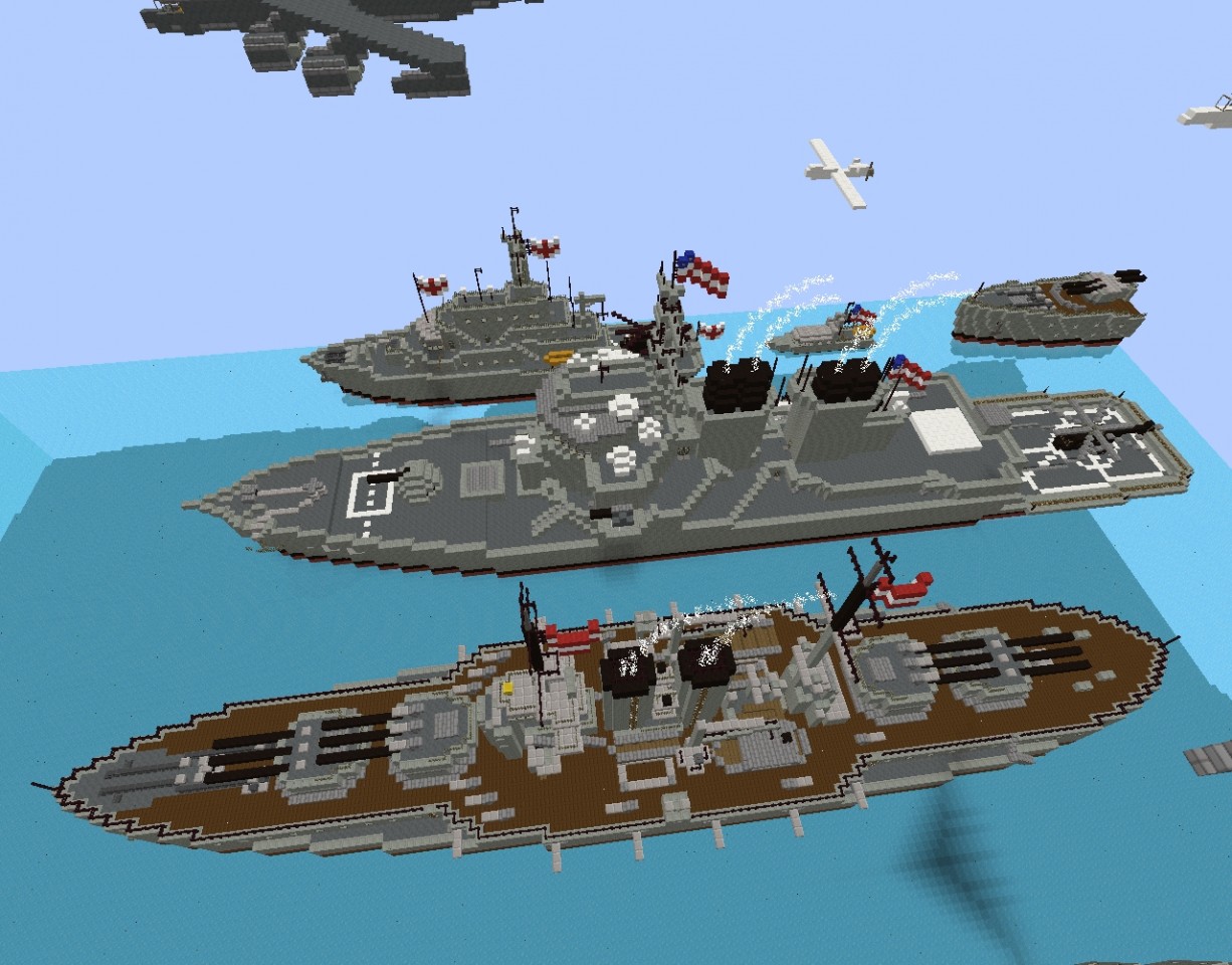 Massive Ocean Fleet Minecraft Map