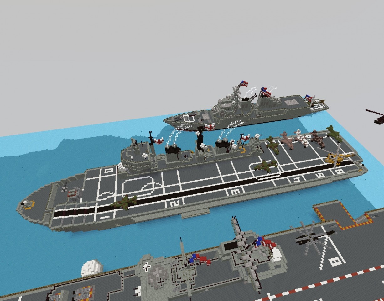 Massive Ocean Fleet Minecraft Map