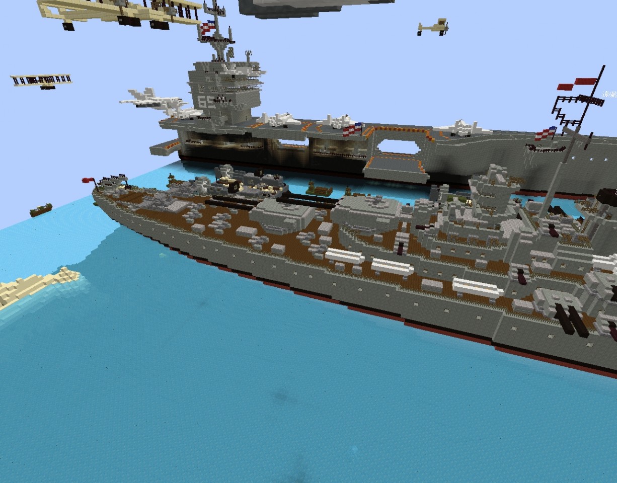Massive Ocean Fleet Minecraft Map