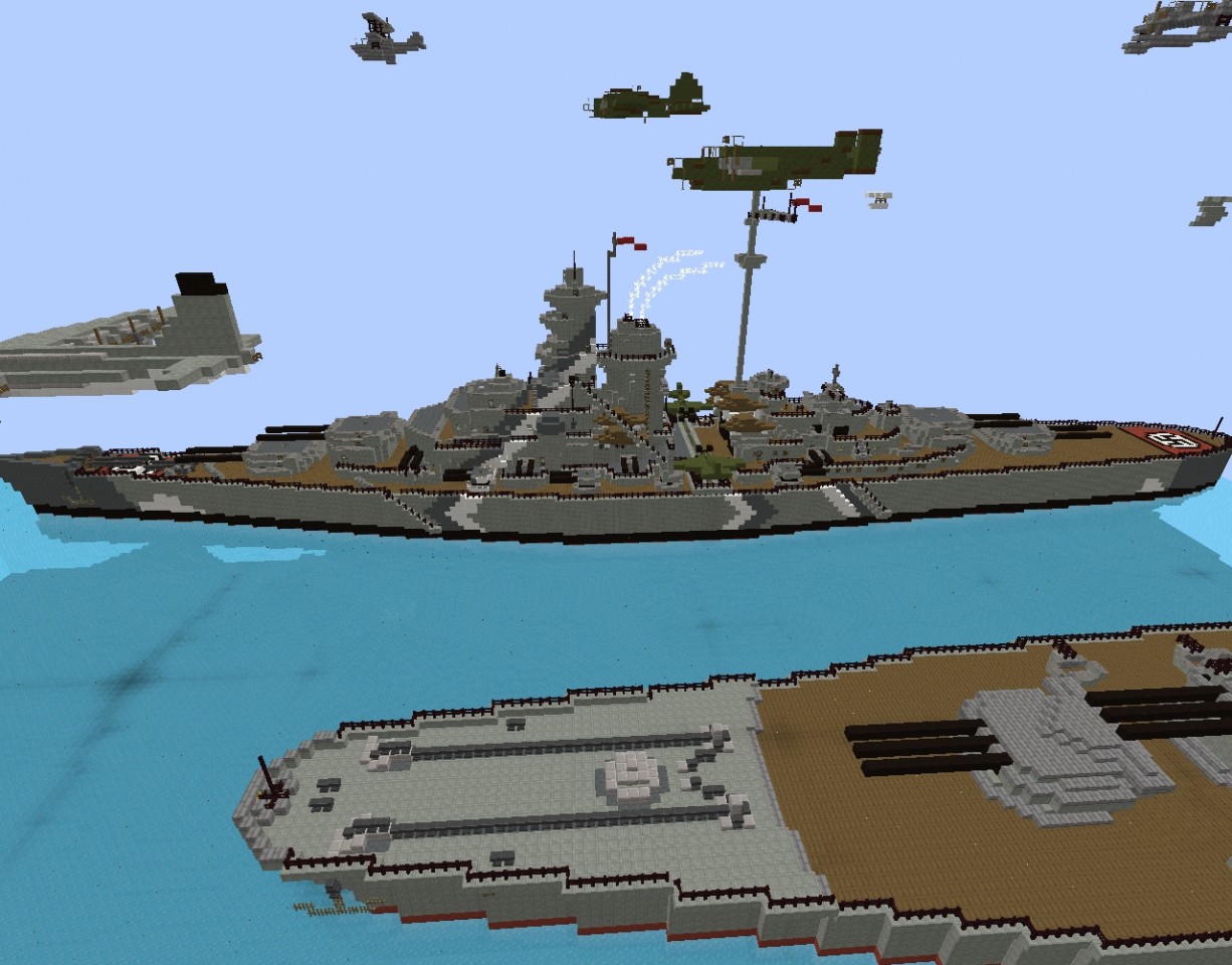 Massive Ocean Fleet Minecraft Map