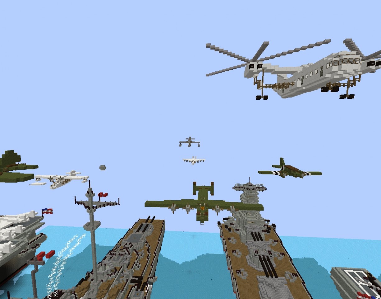 Massive Ocean Fleet Minecraft Map