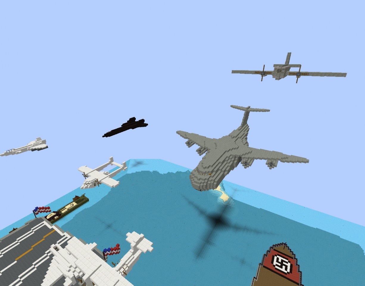 Massive Ocean Fleet Minecraft Map