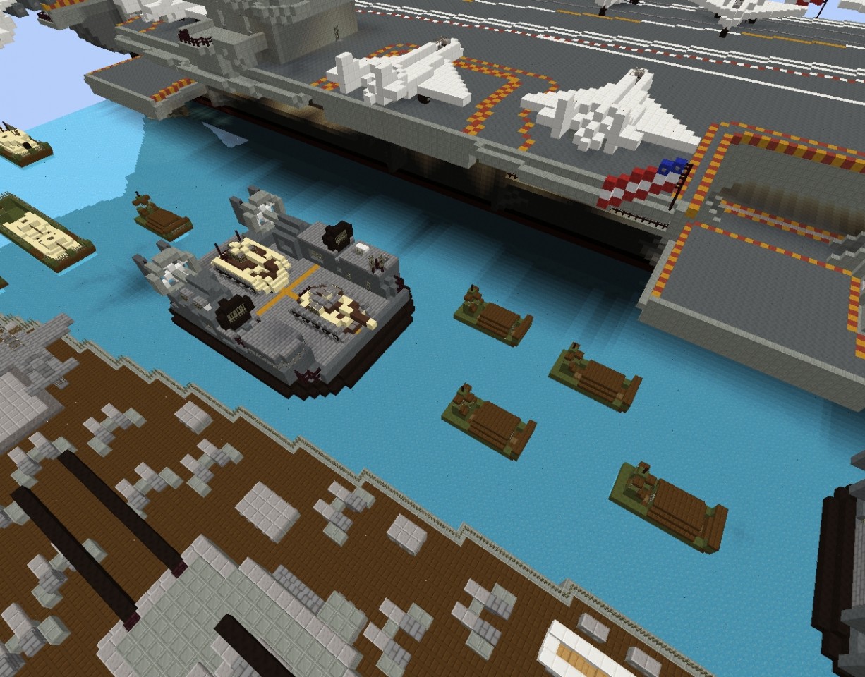 Massive Ocean Fleet Minecraft Map