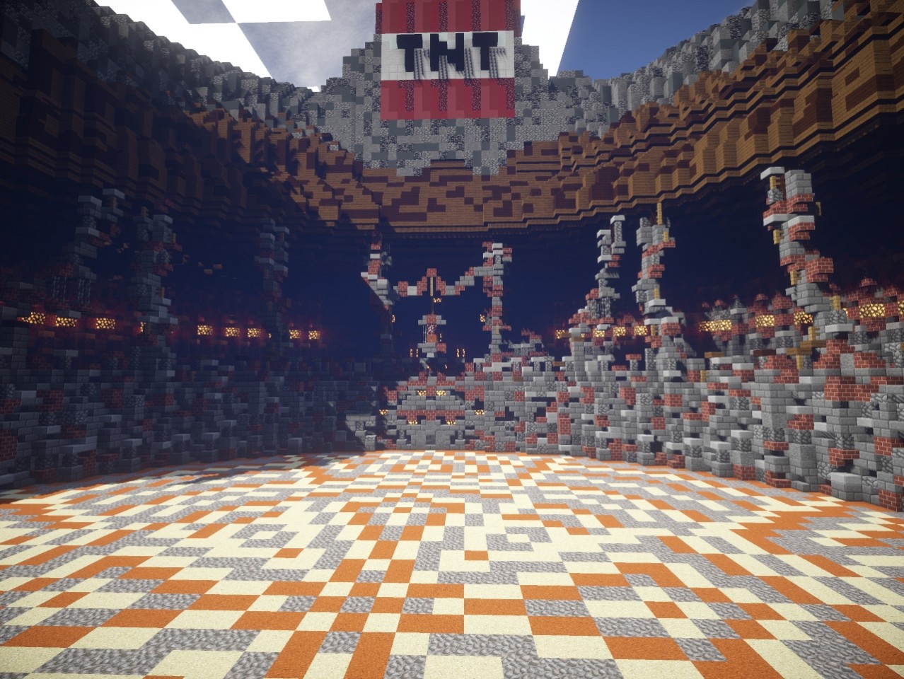 Big minecraft tnt run map! Minecraft Map
