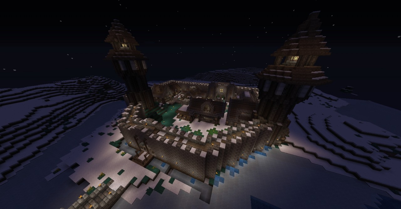 Adventure Map in Open World Minecraft Map