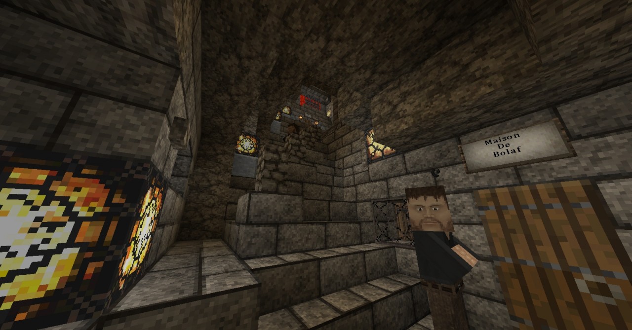 Adventure Map in Open World Minecraft Map