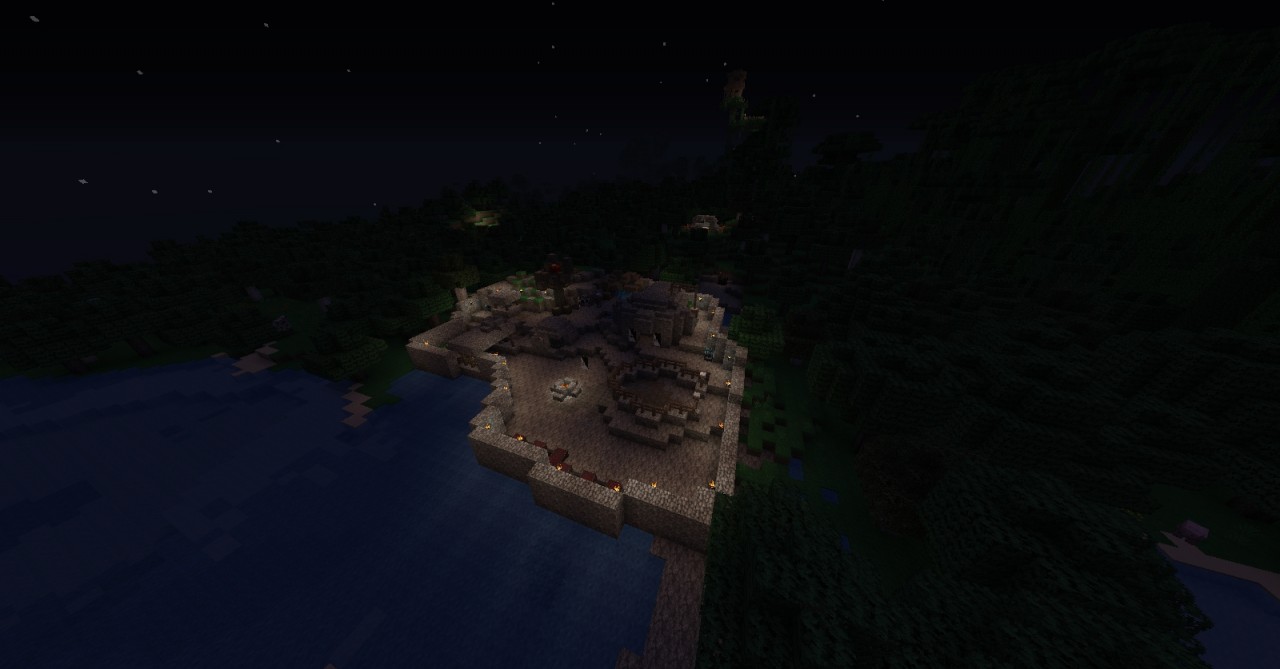 Adventure Map in Open World Minecraft Map