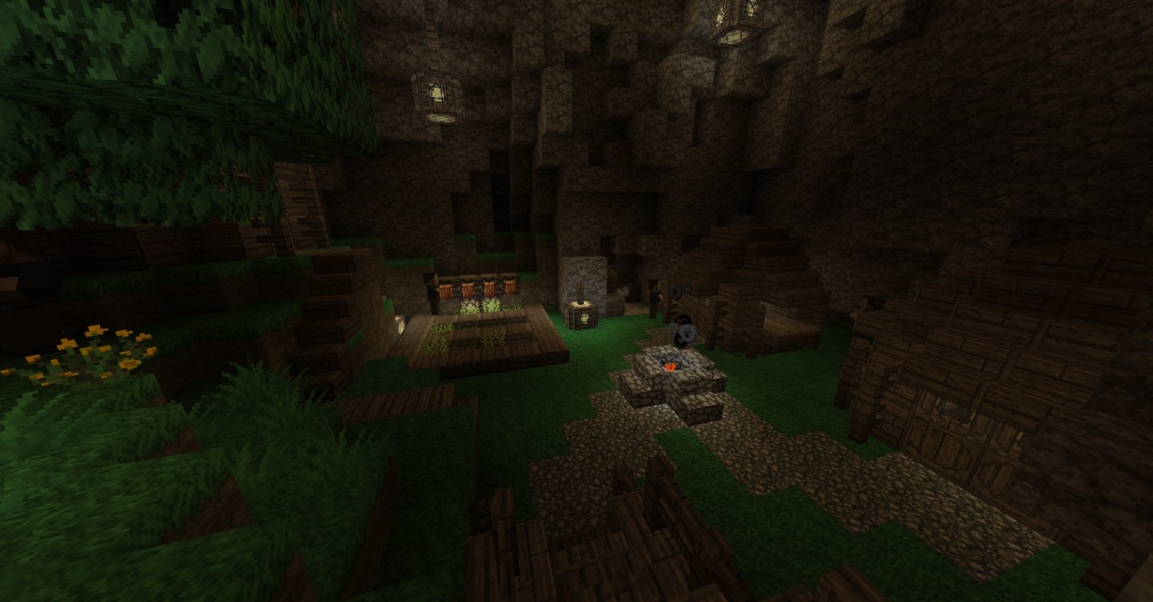 Adventure Map in Open World Minecraft Map