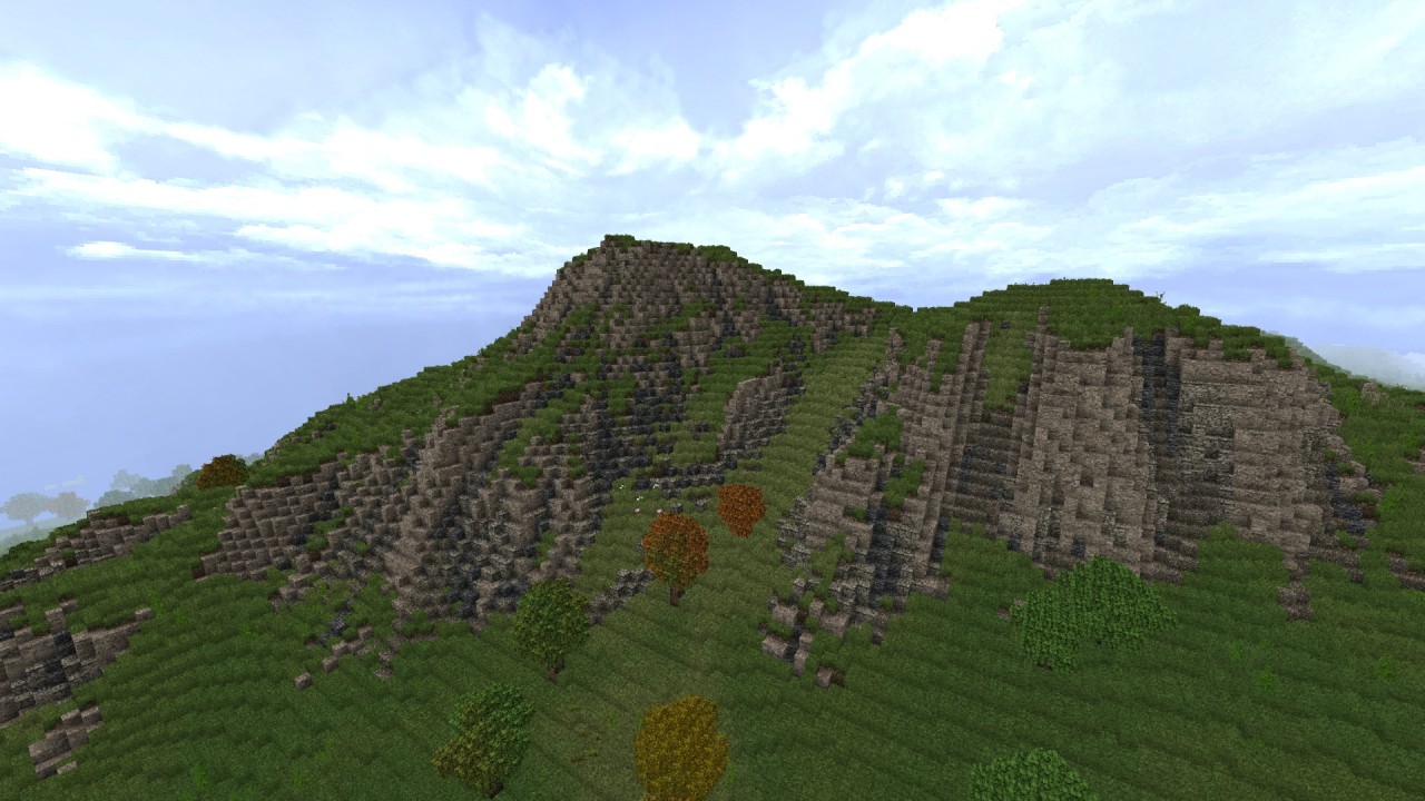 A Little Present: Procedural Hills - Landscape Minecraft Map