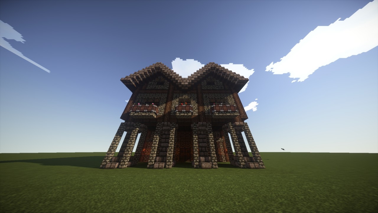 Big Medieval House --- with Download Minecraft Map