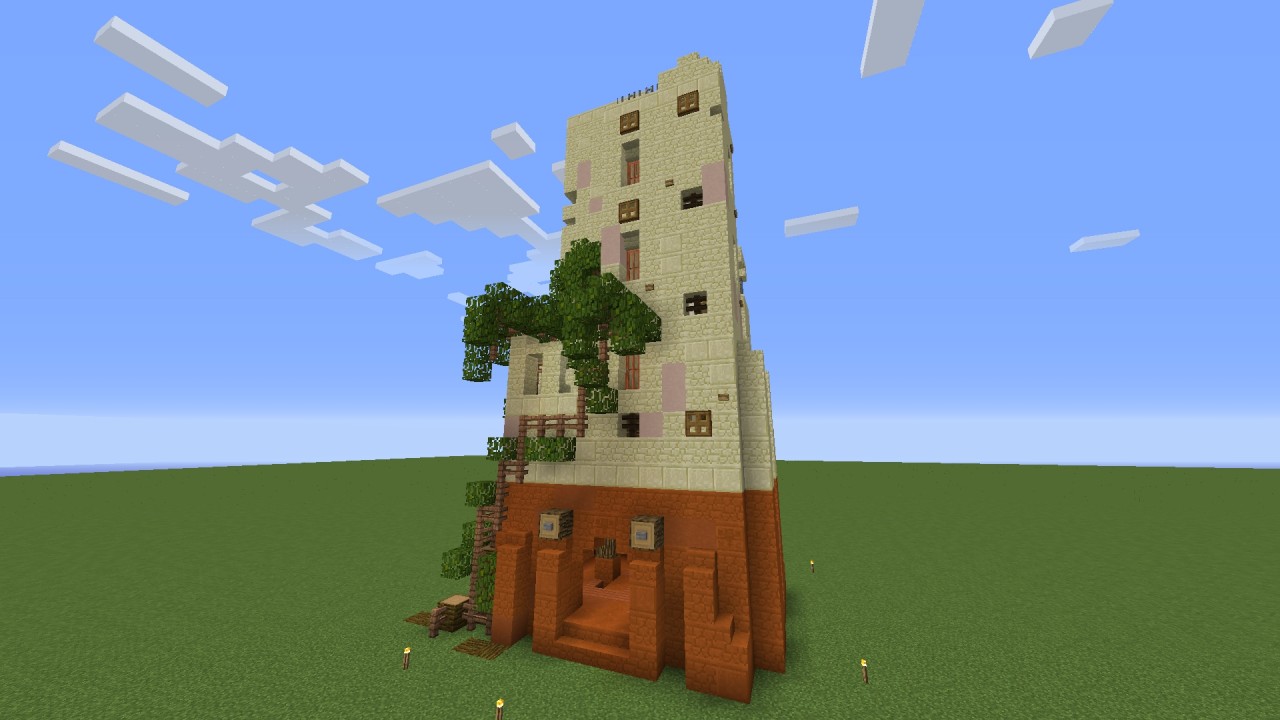 Shibam skyscraper | Arabian build Minecraft Map