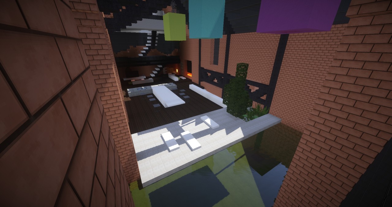 Rectangular House - Industrial Concept | Visual Architec Minecraft Map