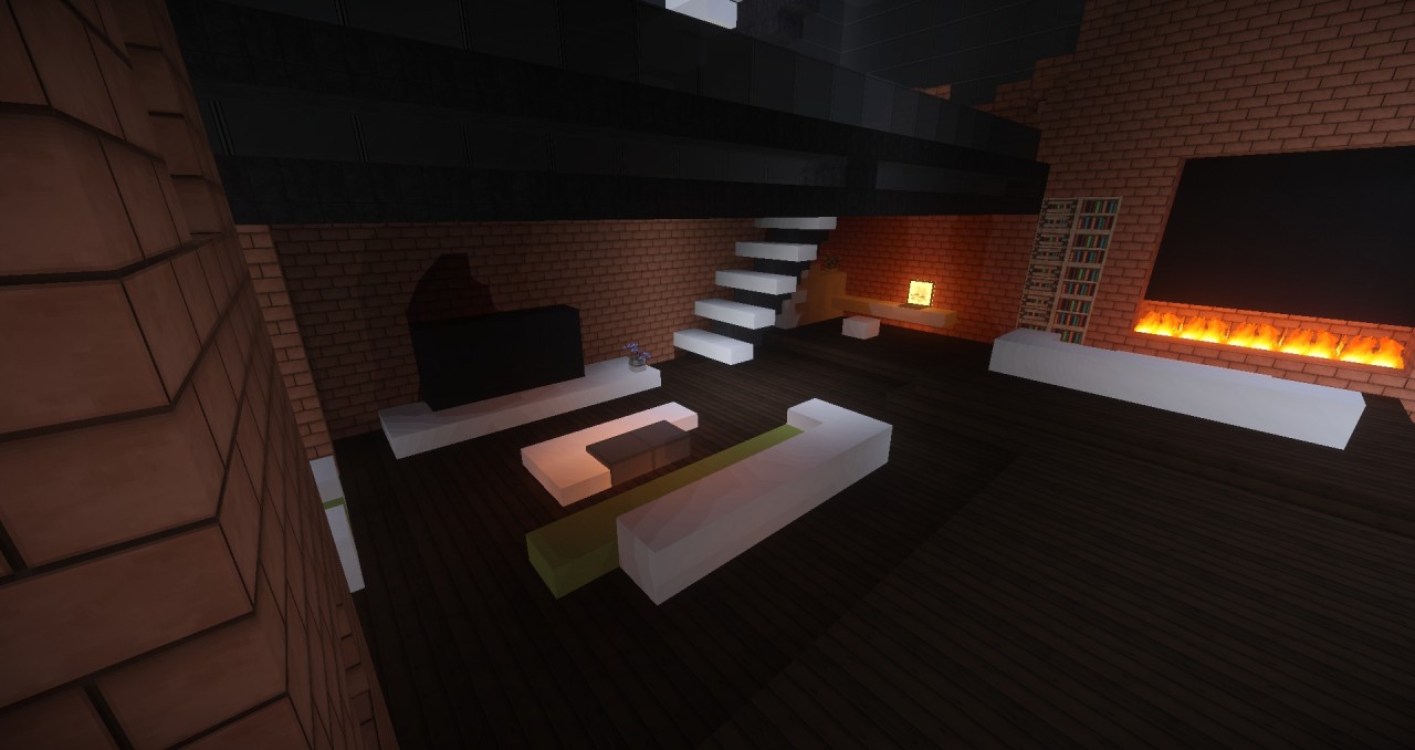 Rectangular House - Industrial Concept | Visual Architec Minecraft Map