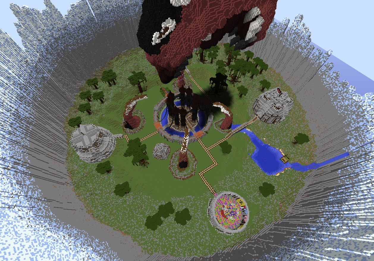 Server Spawn, For hub servers. Minecraft Map