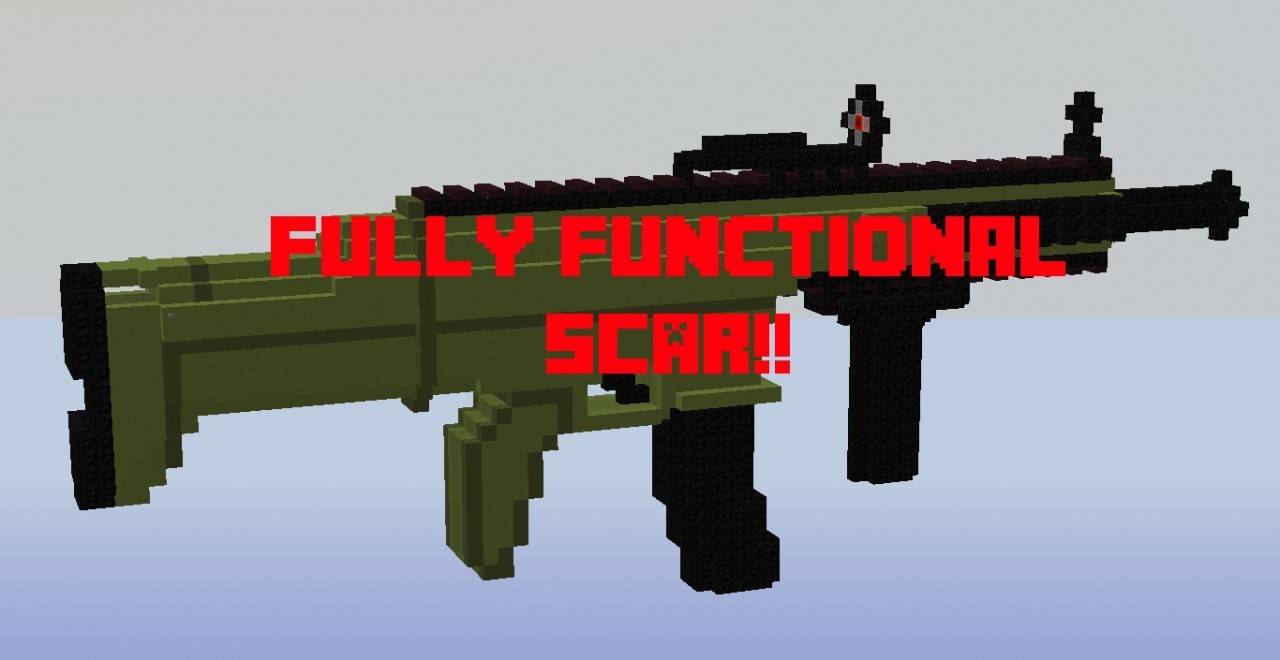 Fully Functioning SCAR! Minecraft Map