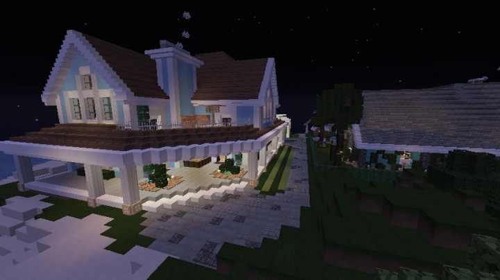 The Blue House | First Pop Reel! | Minecraft Map