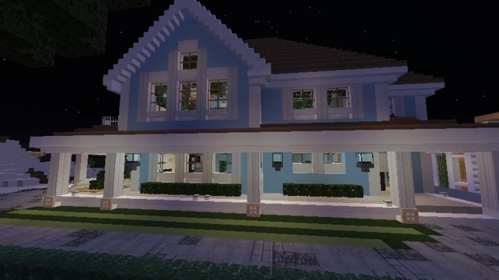 The Blue House | First Pop Reel! | Minecraft Map