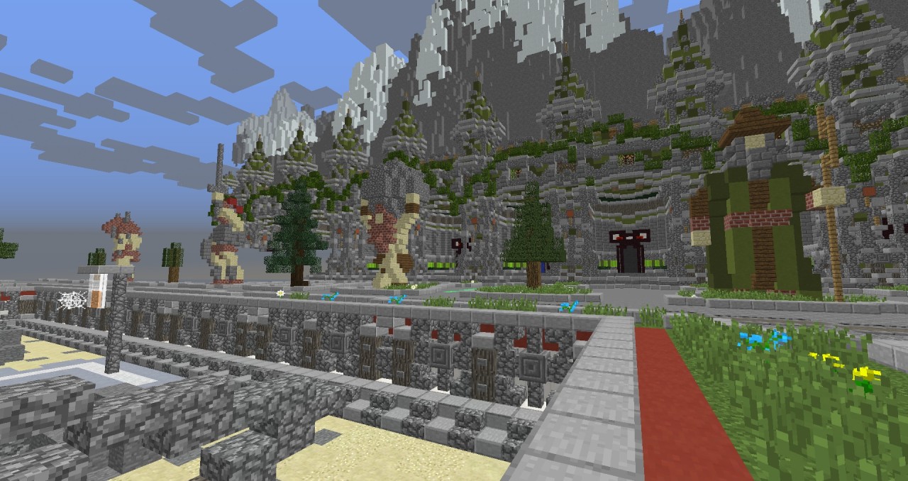 SapphireCraft Prison Spawn Minecraft Map