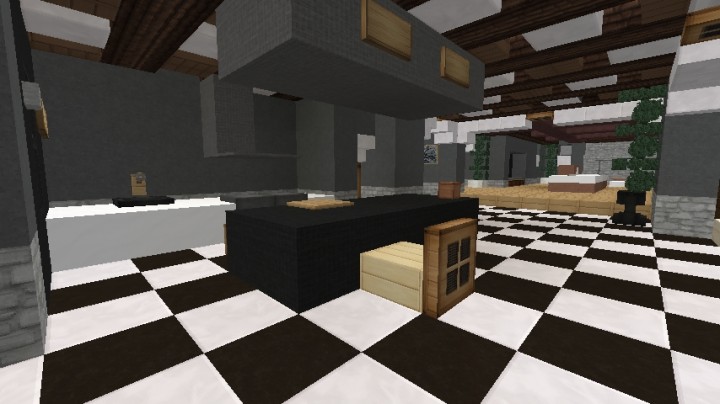 Big Modern House Minecraft Map