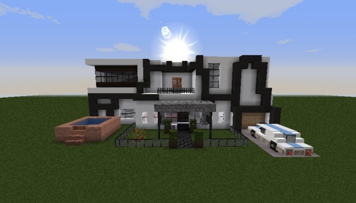 First Modern Home Minecraft Map