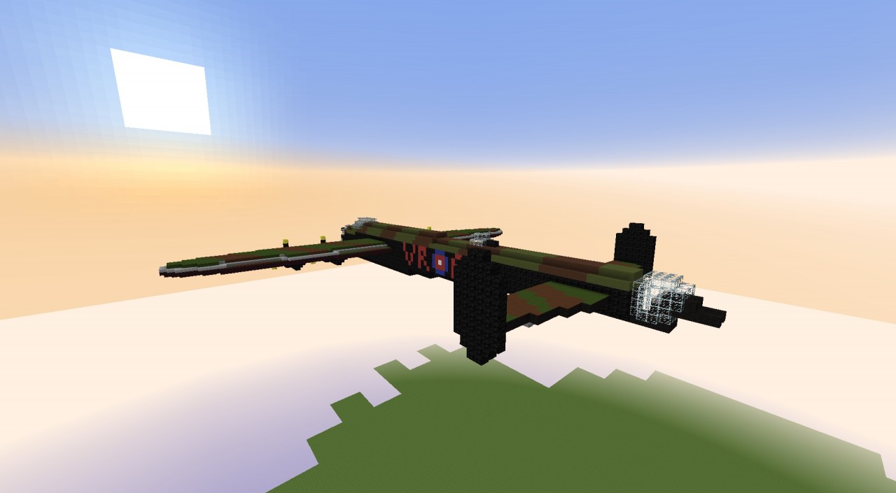 Avro Lancaster 2X scale Minecraft Map