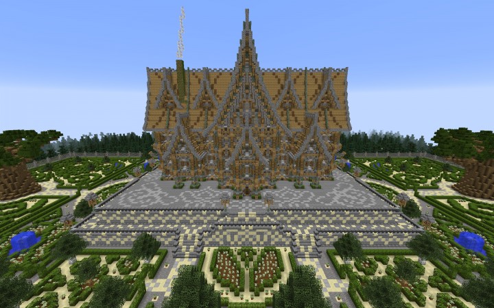 Renaissance / medieval manor house Minecraft Map