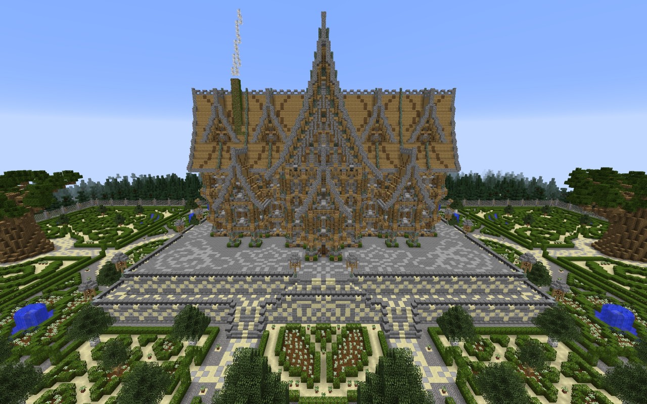 Renaissance / medieval manor house Minecraft Map