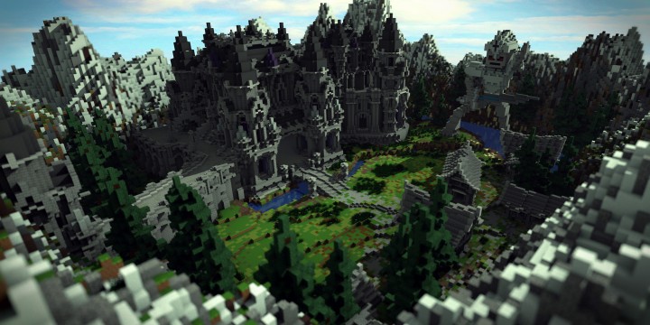 "The Herobrine" A series of builds I made for TheAtlanticCraft's newest ...