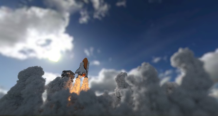 Space shuttle Minecraft Map