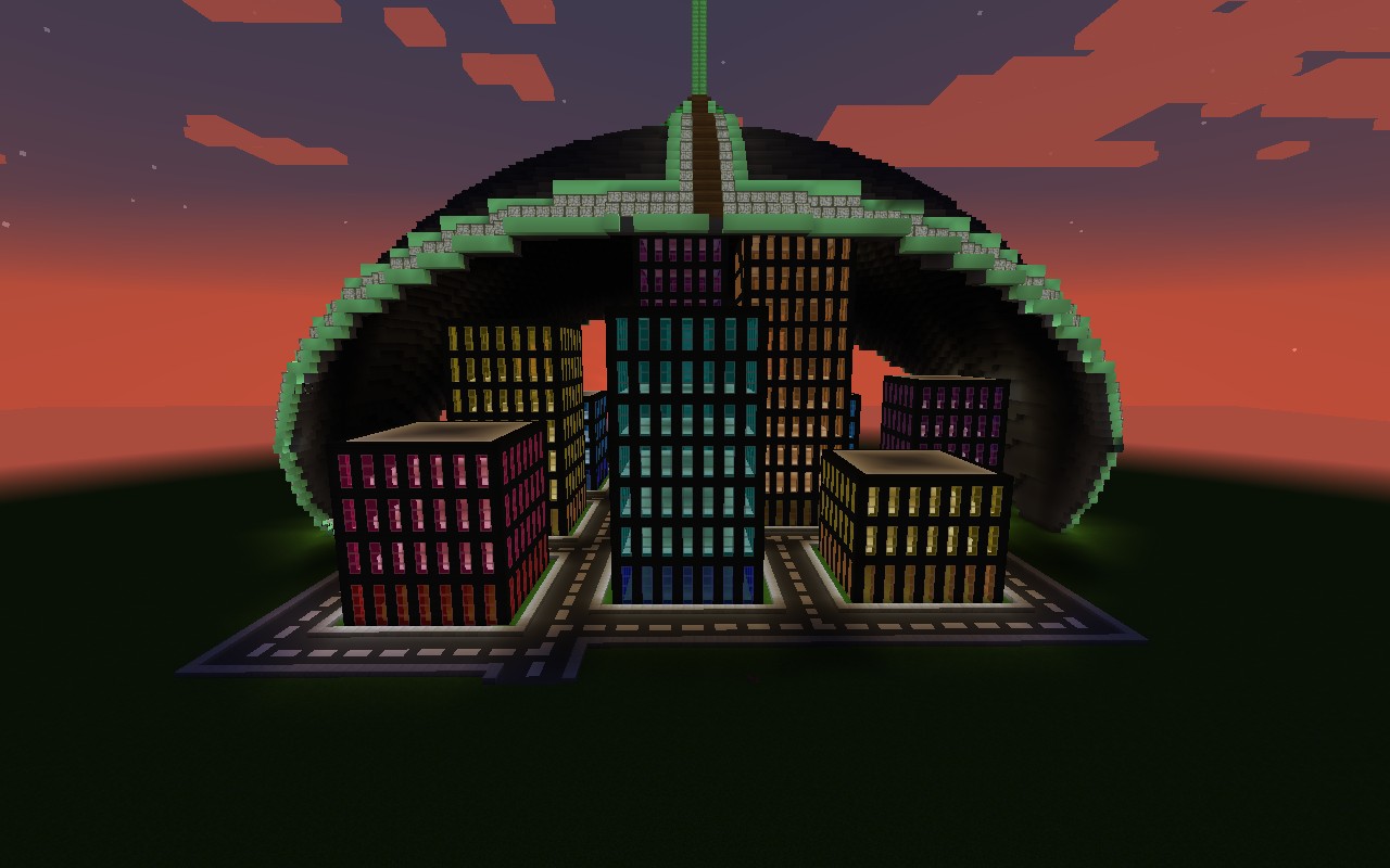NEON Minecraft Map