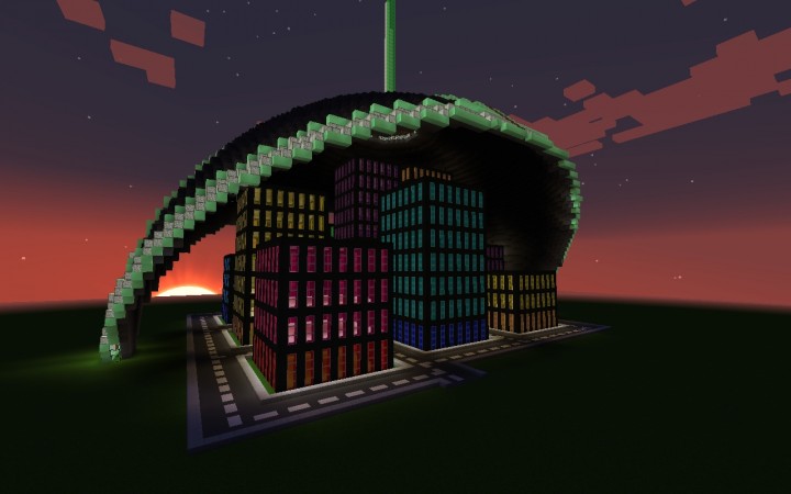 NEON Minecraft Map