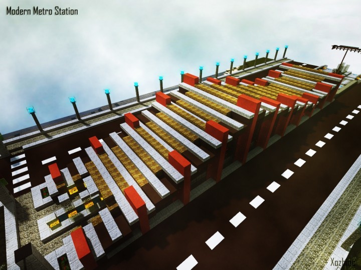 Small Modern Metro Station Minecraft Map