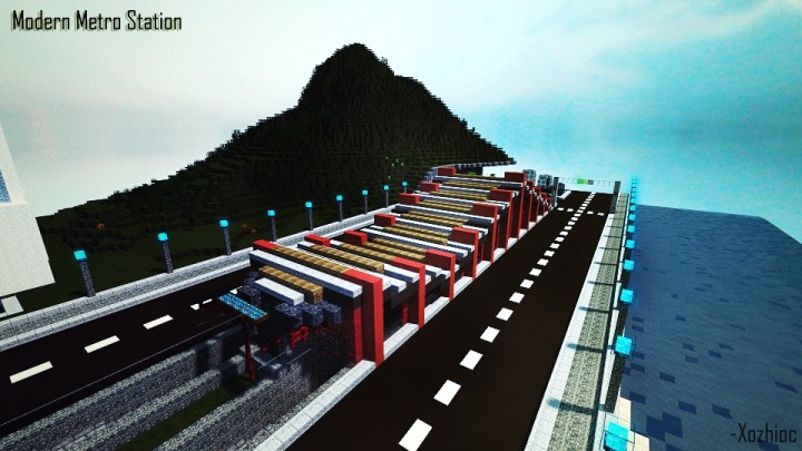 Small Modern Metro Station Minecraft Map