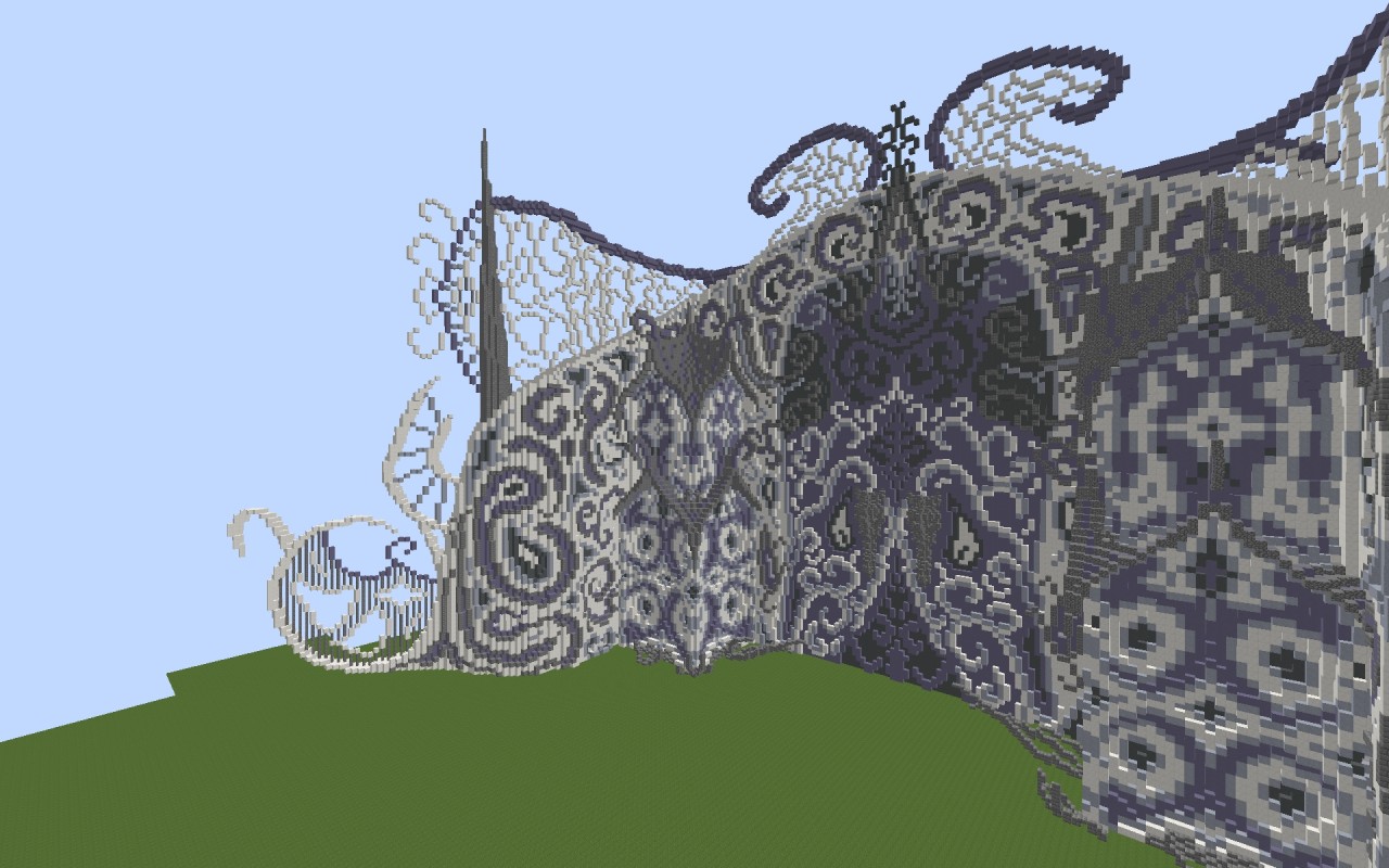 A fantastic mega-build Minecraft Map