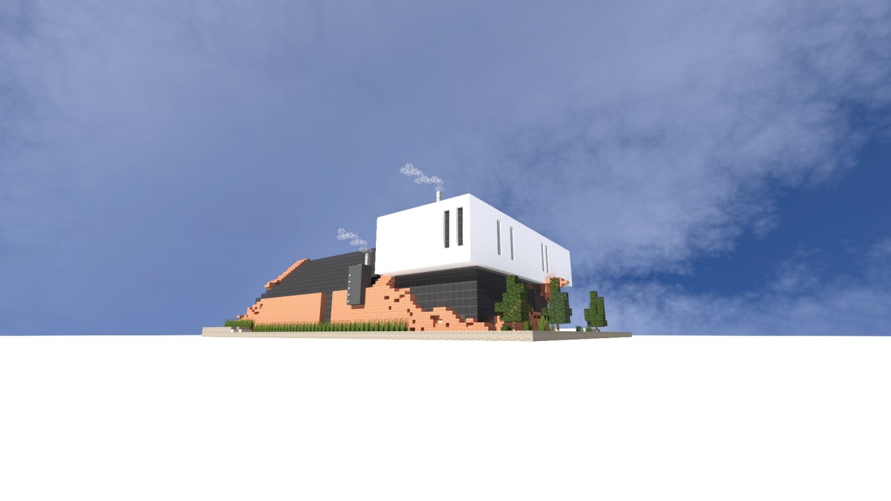 Rectangular House - Industrial Concept | Visual Architec Minecraft Map