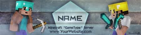 MineCraft Server Banners