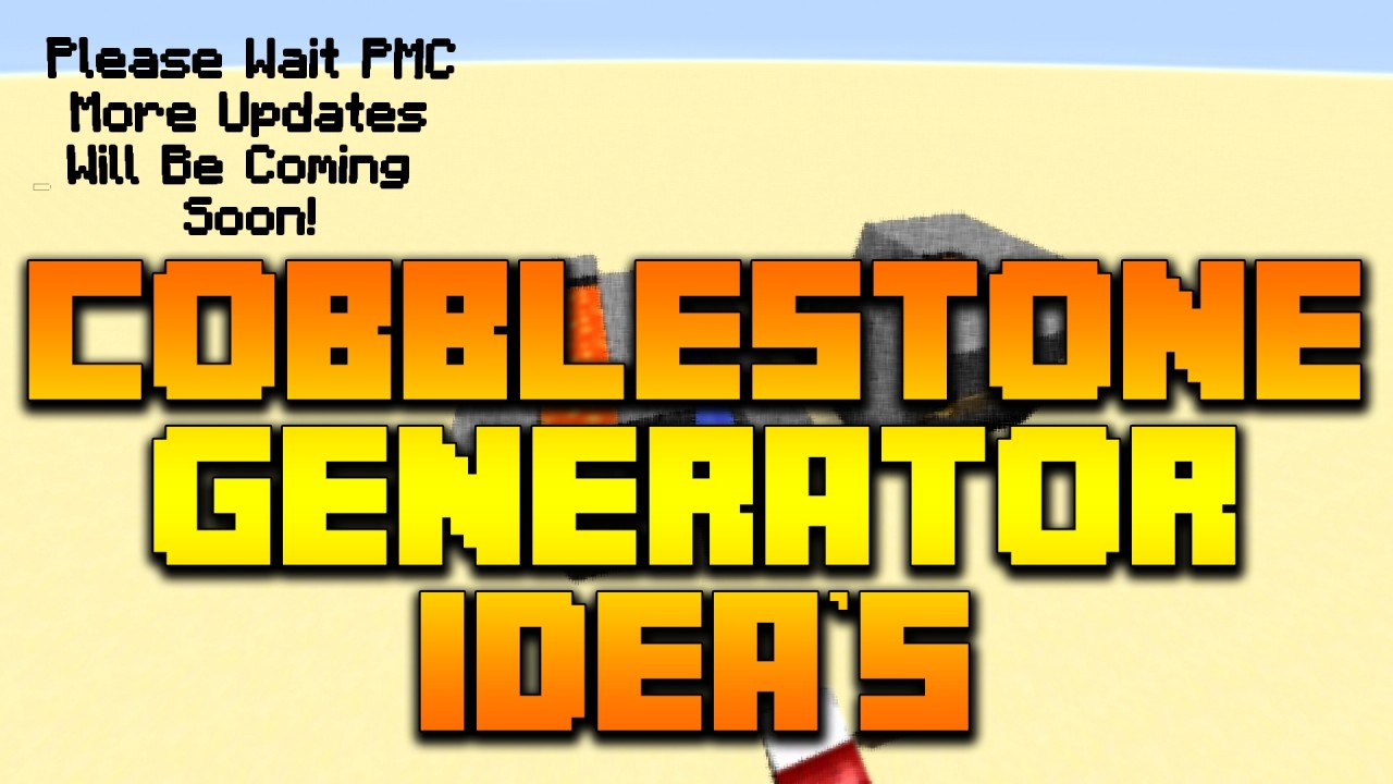 Cobblestone Generator Ideas! Minecraft Map