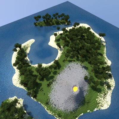 WorldPainter -=[Survival Island Custom Map]=- Minecraft Map