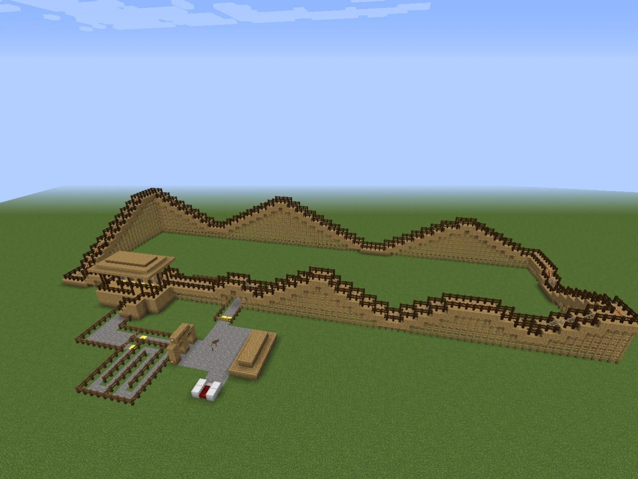 [Complete] The King Coaster - Classic Short Wooden Roller Coaster ...