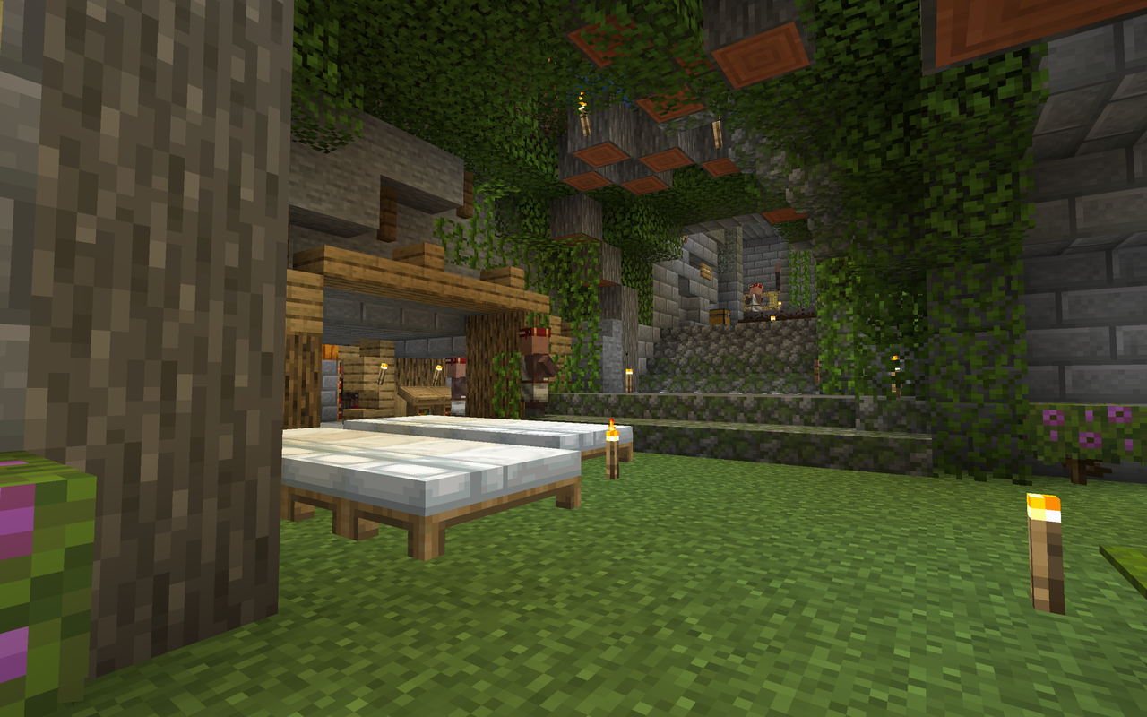 Underground Ravine Base Minecraft Map