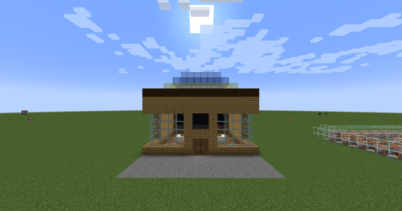 Auto Building House [Completed after 4 years] Minecraft Map