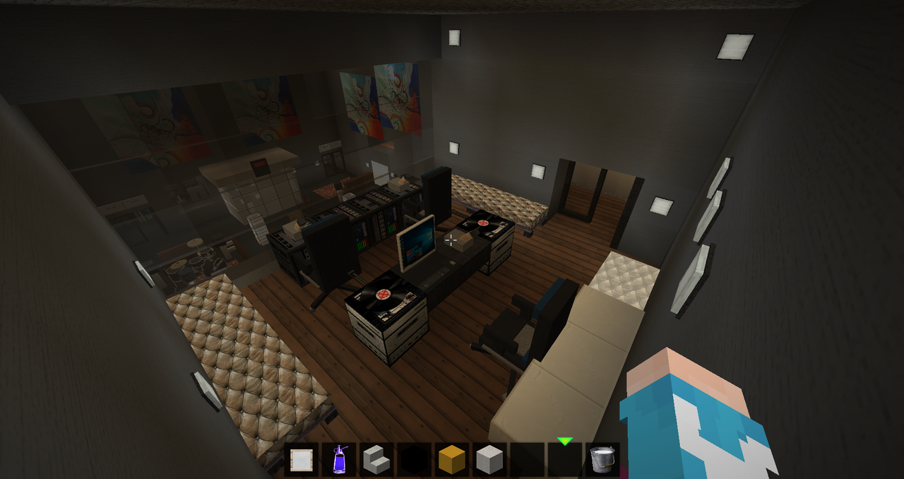 Greenwood Recording Studio (Fictional) Minecraft Map