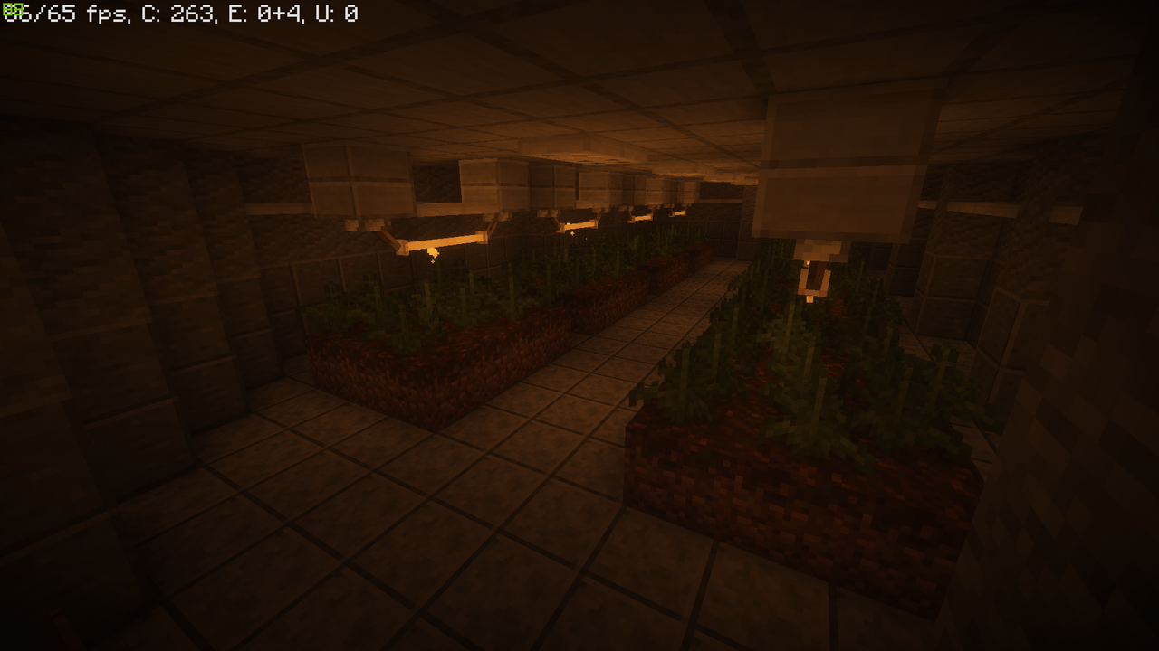 A beautiful Minecrafty House with a Underground weed farm Minecraft Map